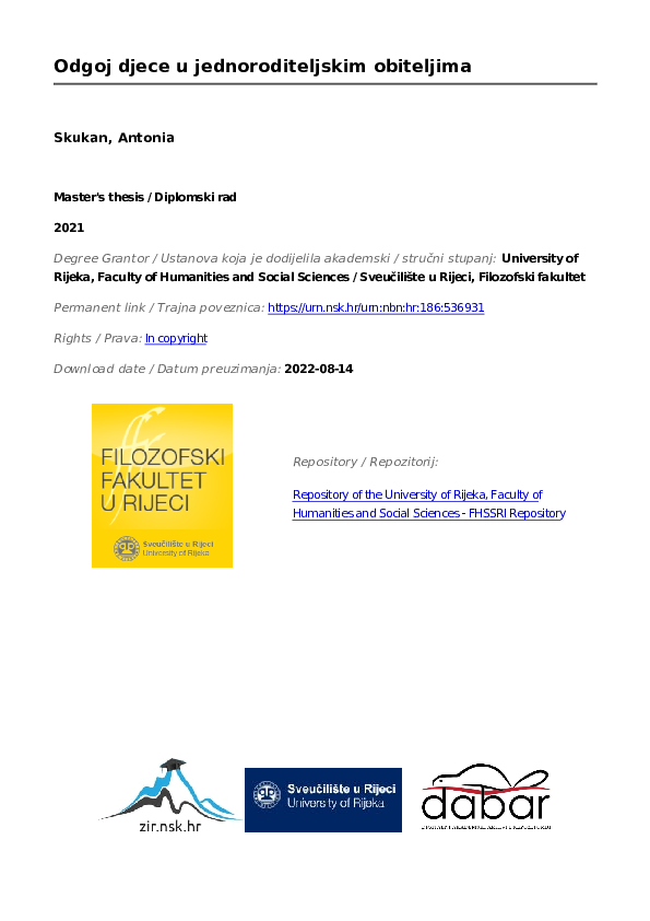 (PDF) Raising Children in Single-parent Families