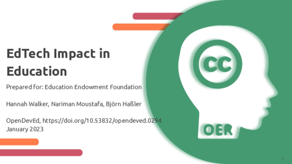 (PDF) EdTech Impact in Education