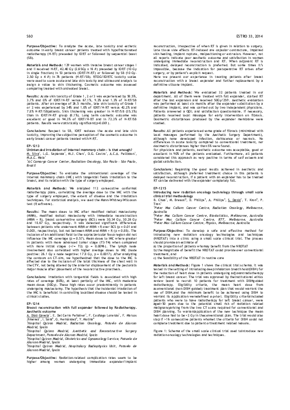 (PDF) EP-1215: Introducing new radiation oncology technology through ...