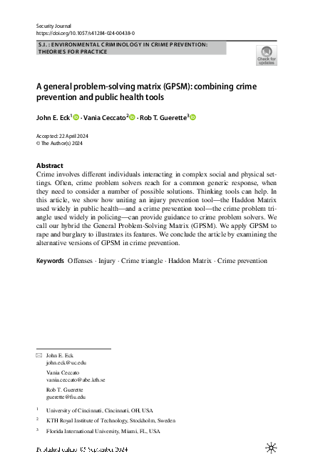 (PDF) GPSM Haddon Crime Triangle