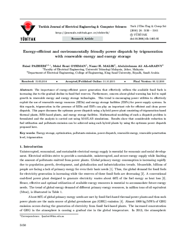 (PDF) Energy-efficient and environmentally friendly power dispatch by trigeneration with ...