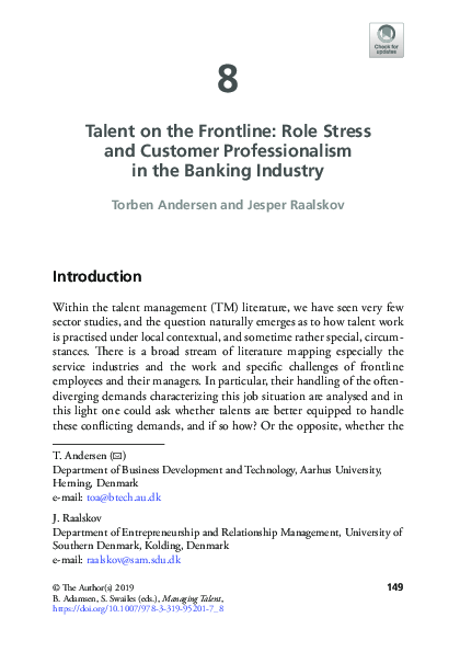 (PDF) Managing Talent: Understanding critical perspectives