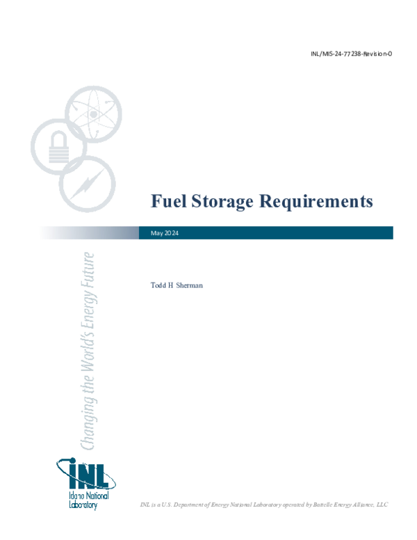 (PDF) Fuel Storage Requirements