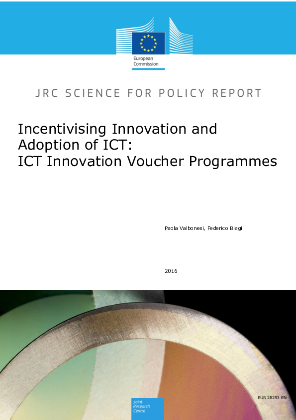 (PDF) Incentivising Innovation and adoption of ICT: ICT Innovation ...