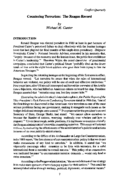 (PDF) Countering Terrorism: The Reagan Record