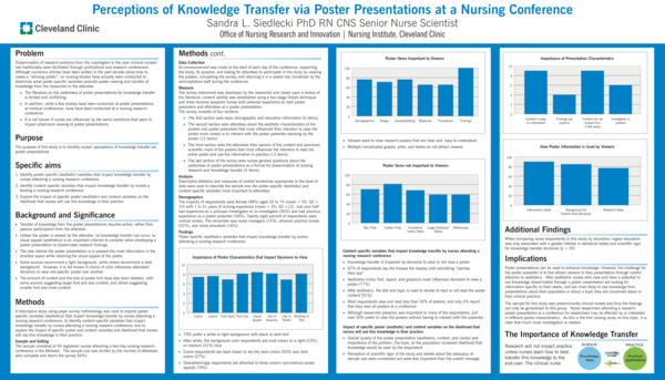 (PDF) Exploration of Poster Characteristics and their Influence on ...