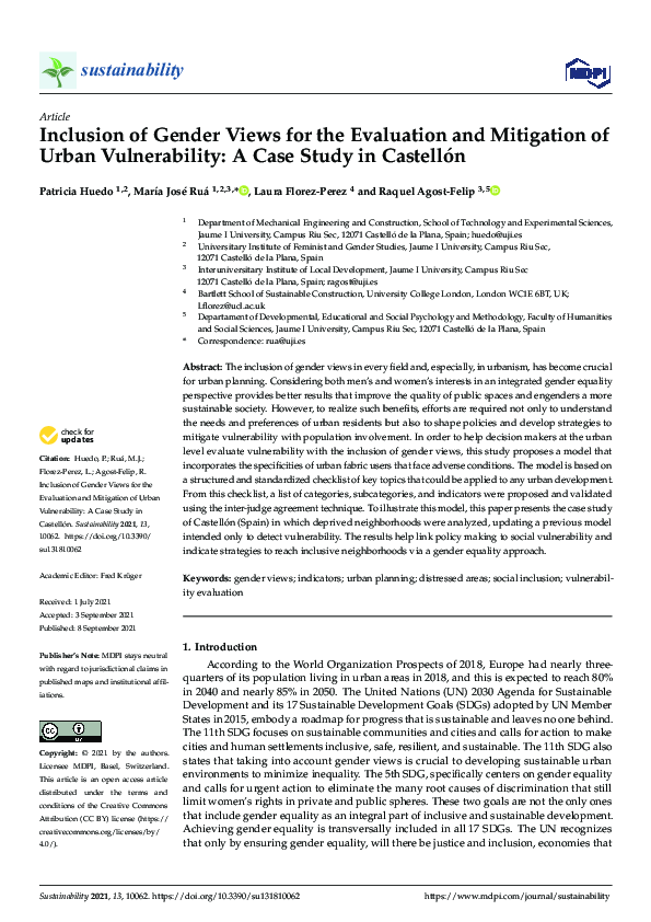 (PDF) Inclusion of Gender Views for the Evaluation and Mitigation of ...