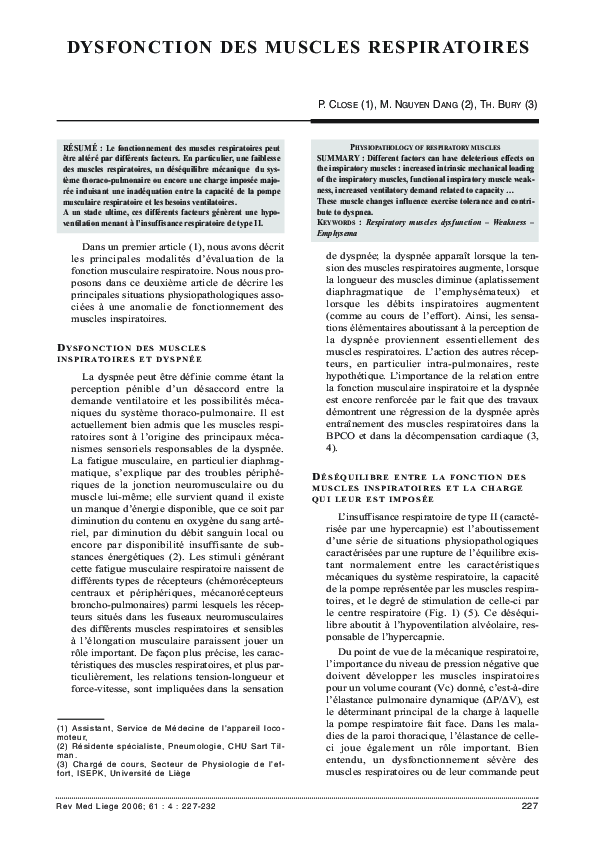 (PDF) [Physiopathology of respiratory muscles]
