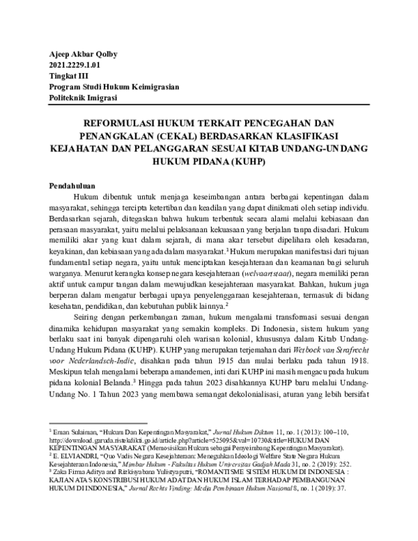 (PDF) HUKUM A TUGAS UTS 11 AJEEP AKBAR QOLBY