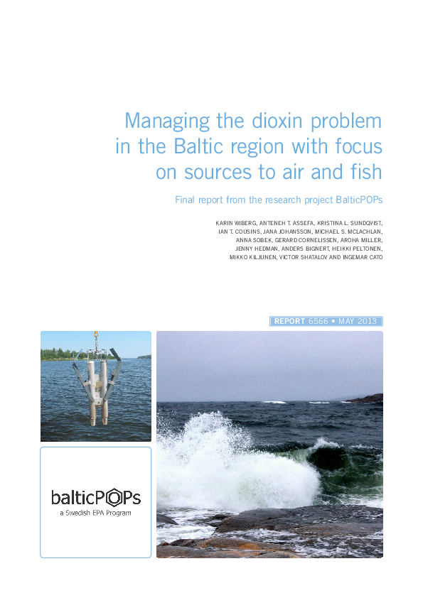 (PDF) Managing the dioxin problem in the Baltic region with focus on ...