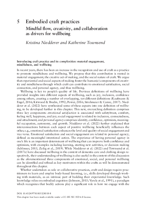 (PDF) Embodied craft practices