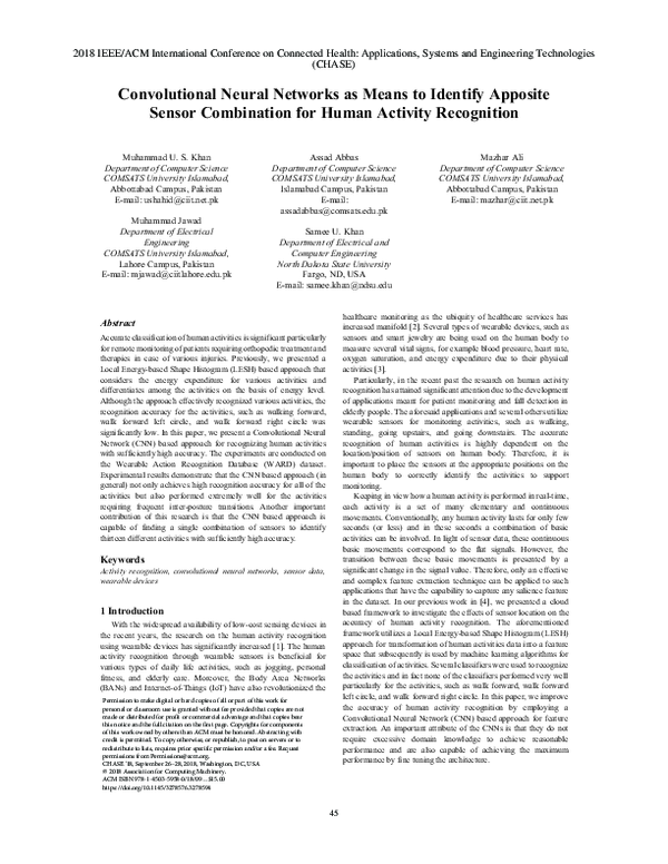 (PDF) Convolutional neural networks as means to identify apposite sensor combination for human ...