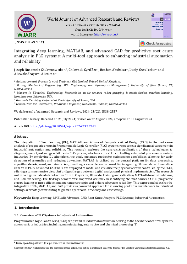 (PDF) Integrating deep learning, MATLAB, and advanced CAD for ...