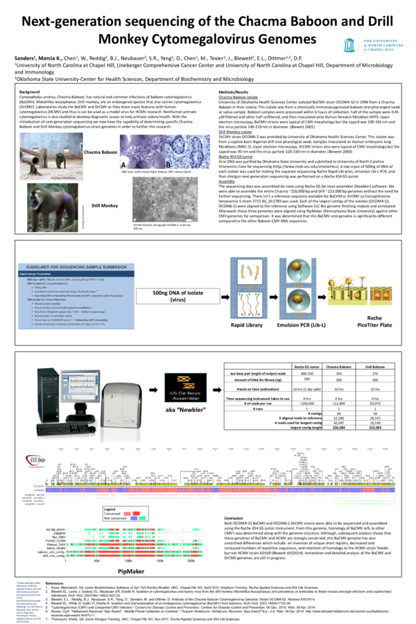 (PDF) Next-generation sequencing of the chacma baboon and drill monkey cytomegalovirus genomes ...