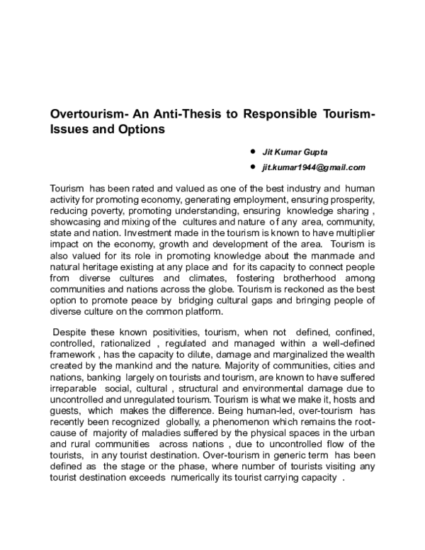(PDF) Over tourism Copy F Copy