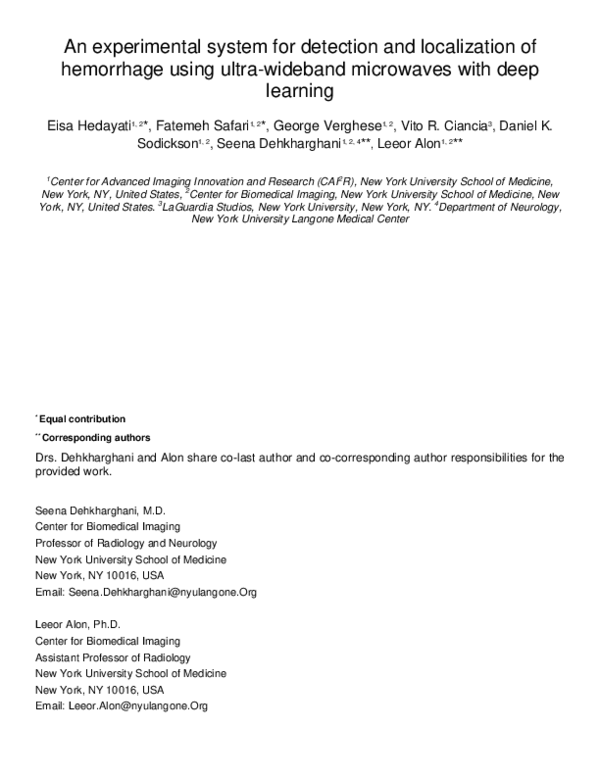 (PDF) An experimental system for detection and localization of ...