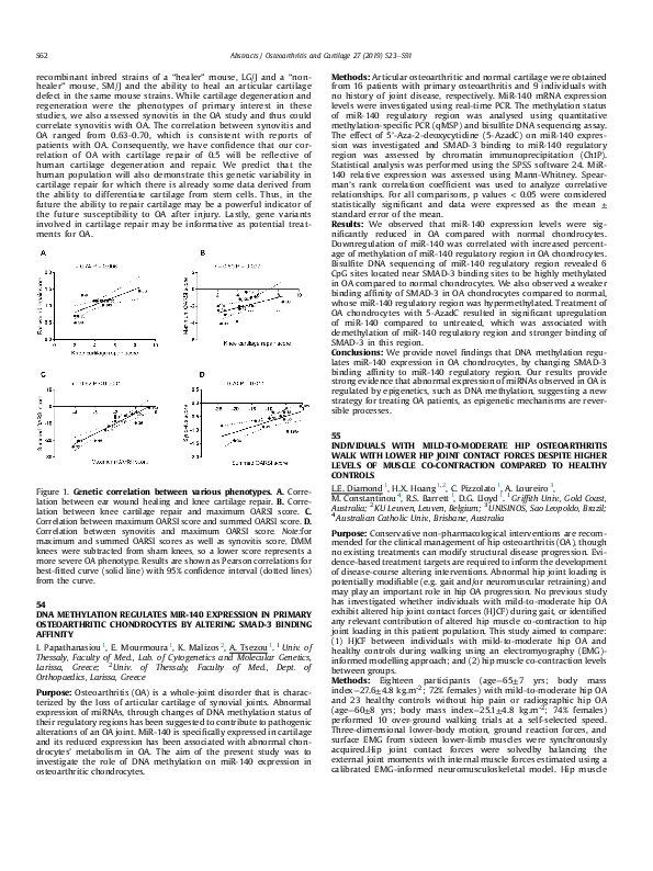 (PDF) Individuals with mild-to-moderate hip osteoarthritis walk with ...