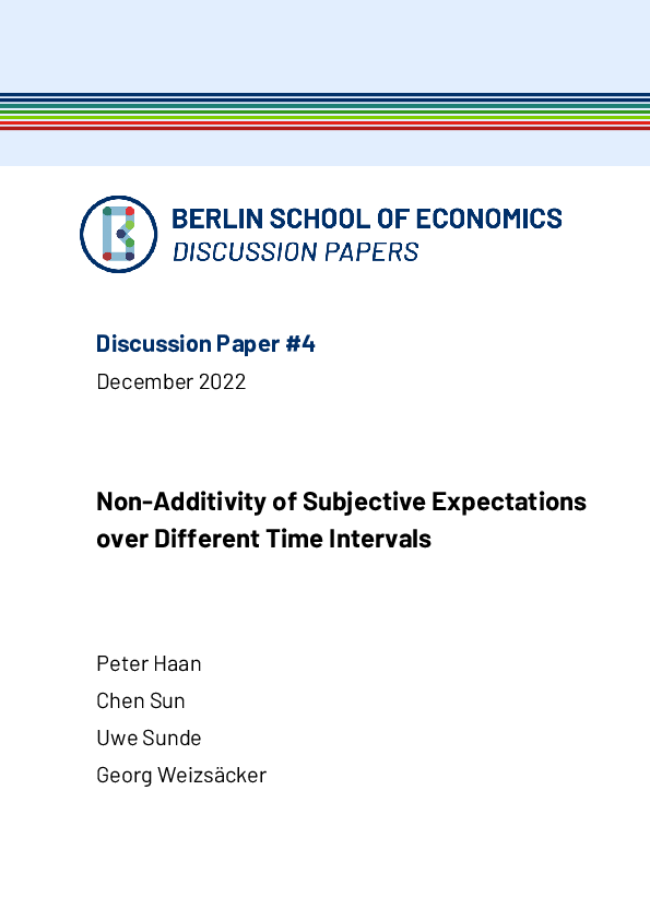 (PDF) Non-Additivity of Subjective Expectations over Different Time ...