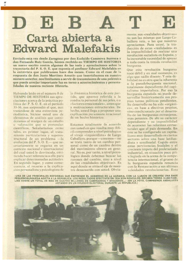(PDF) Carta abierta a Edward Malefakis