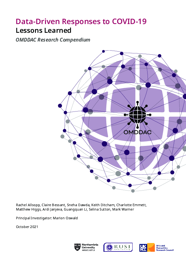 (PDF) Data-Driven Responses to COVID-19 Lessons Learned OMDDAC Research ...