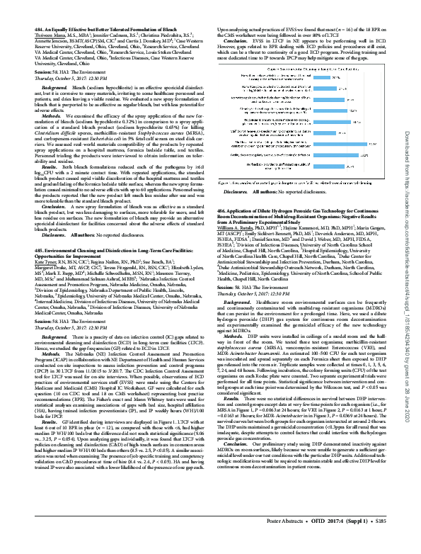 (PDF) An Equally Effective but Better Tolerated Formulation of Bleach