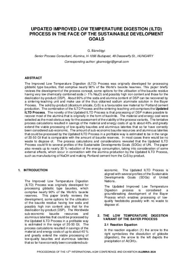 (PDF) #45 Updated Improved Low Temperature Digestion (ILTD) Process FIN ...