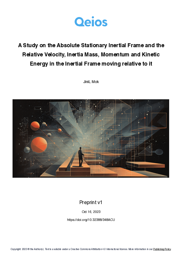 (PDF) A Study on the Absolute Stationary Inertial Frame and the ...