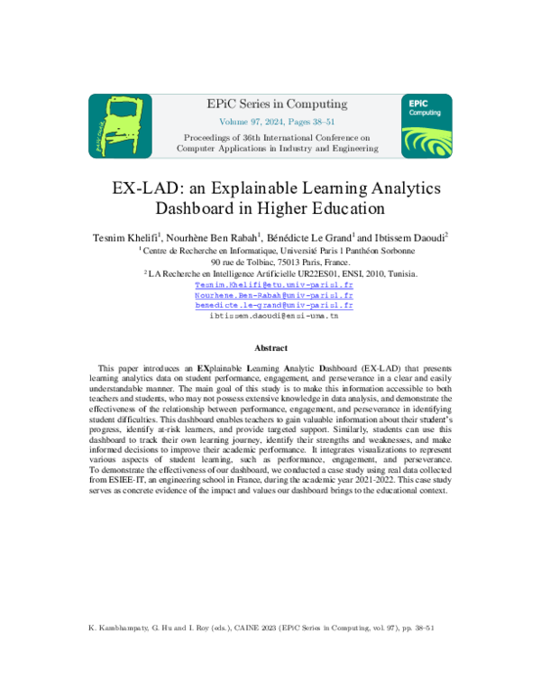 (PDF) EX-LAD: Explainable Learning Analytics Dashboard in Higher Education