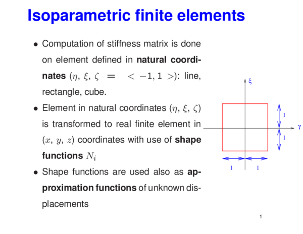 (PDF) Isoparametric Finite Elements