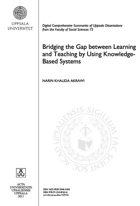 (PDF) Bridging the Gap between Learning and Teaching by Using Knowledge-Based Systems