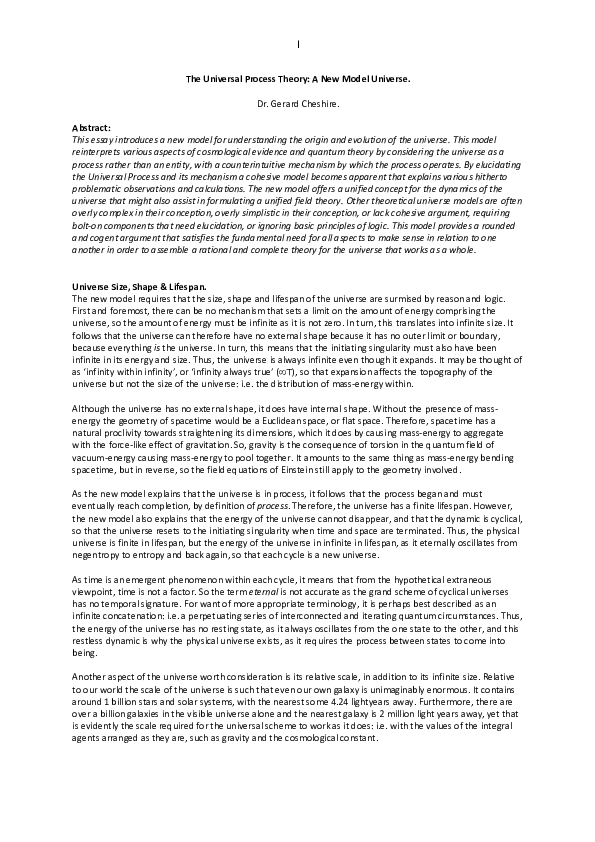 (PDF) The Universal Process Theory: A New Model Universe.