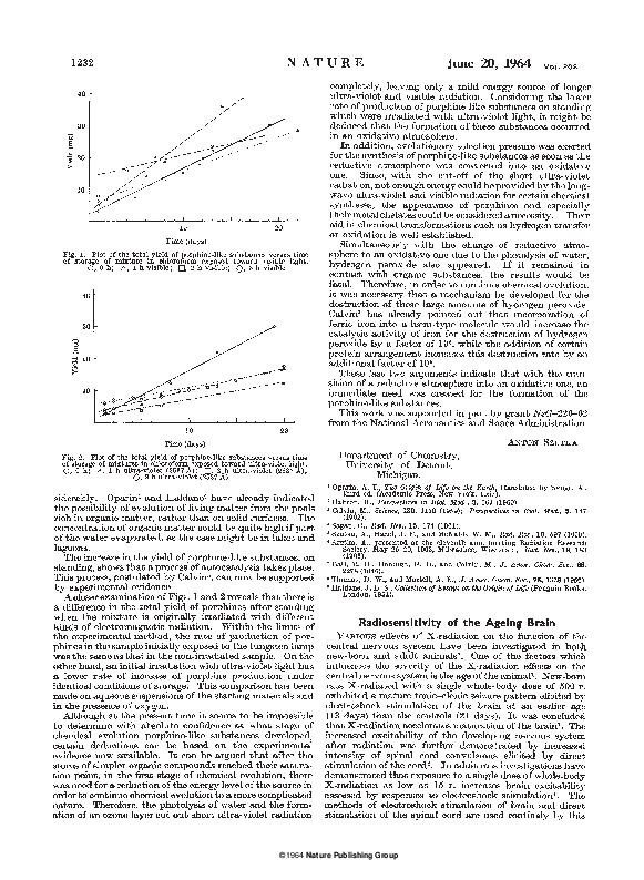 (PDF) Radiosensitivity of the Ageing Brain
