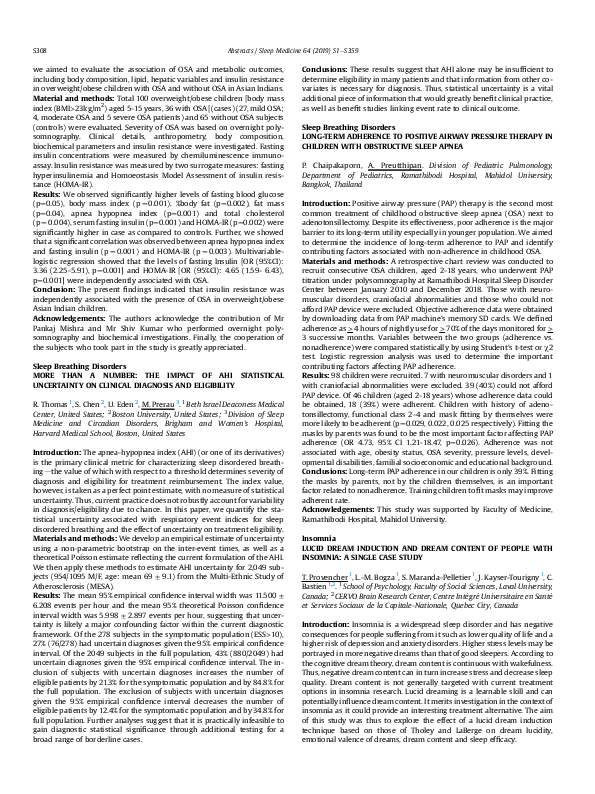 (PDF) Lucid dream induction and dream content of people with insomnia ...