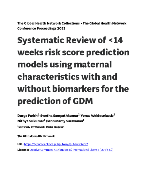 (PDF) Systematic Review of