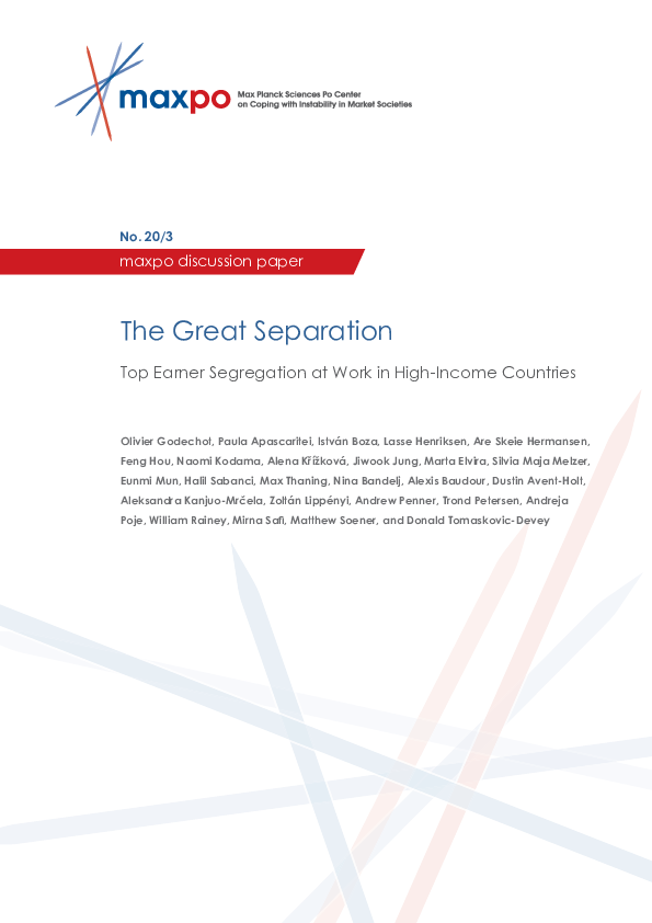 (PDF) The Great Separation: Top Earner Segregation at Work in High ...