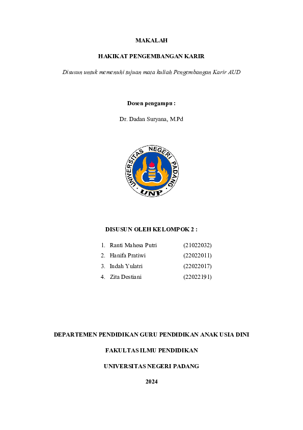 (PDF) Pengembangan karir (mutasi personal)