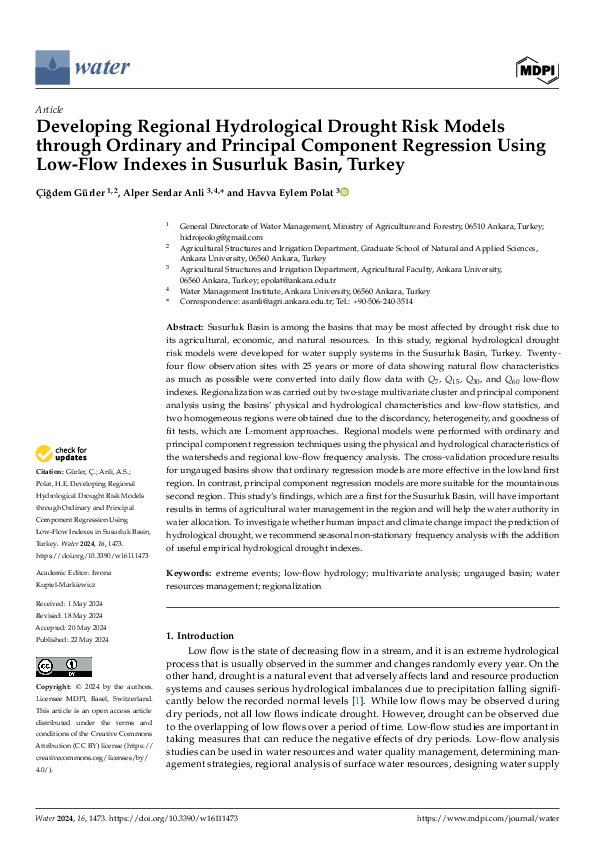 (PDF) Developing Regional Hydrological Drought Risk Models through ...