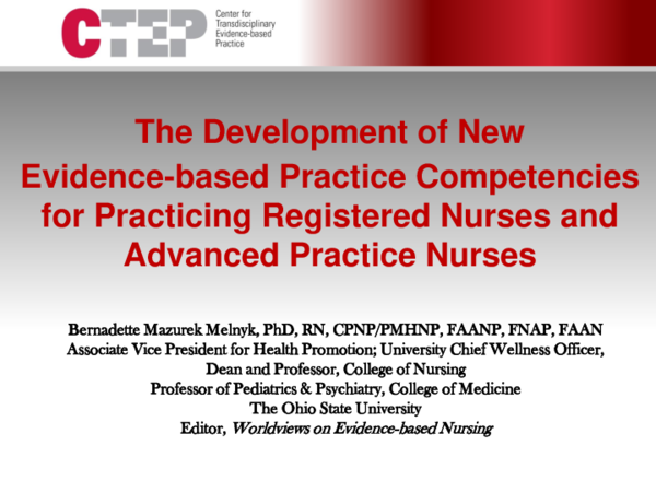 (PDF) New Evidence-Based Practice Competencies for Practicing Nurses ...