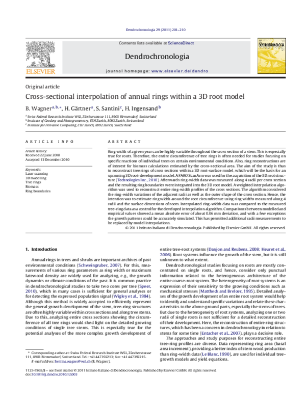 (PDF) Cross-sectional interpolation of annual rings within a 3D root ...