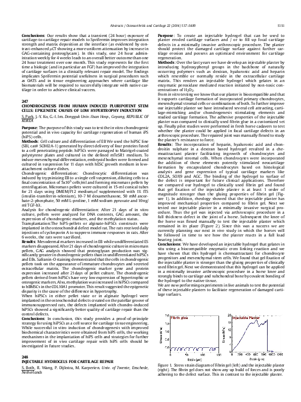 (PDF) Injectable hydrogels for cartilage repair | Marcel Karperien ...