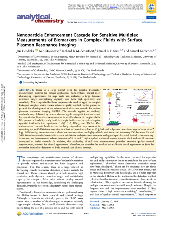 (PDF) Nanoparticle Enhancement Cascade for Sensitive Multiplex ...