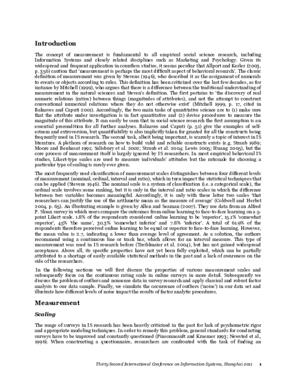 (PDF) Benefits from Using Continuous Rating Scales in Online Survey ...