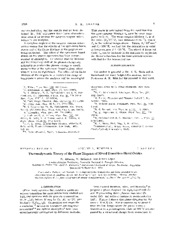 (PDF) Thermodynamic Theory of the Phase Diagram of Mixed Transition ...