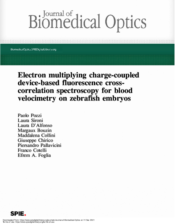 (PDF) Electron multiplying charge-coupled device-based fluorescence ...