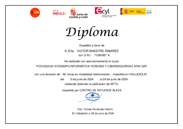 (PDF) Diploma Informática Forense y Ciberseguridad