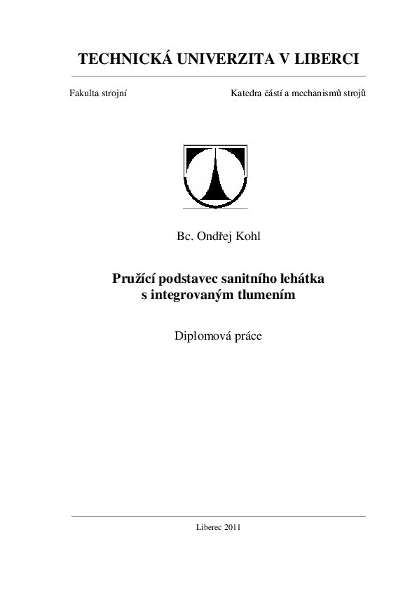 (PDF) Springing Support of Ambulance Couchette with Integrated Shock ...