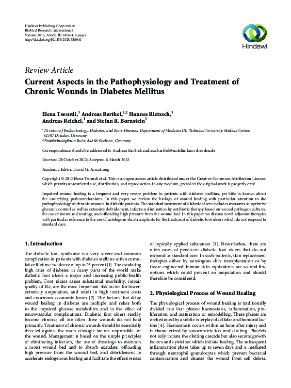 (PDF) Current Aspects in the Pathophysiology and Treatment of Chronic ...