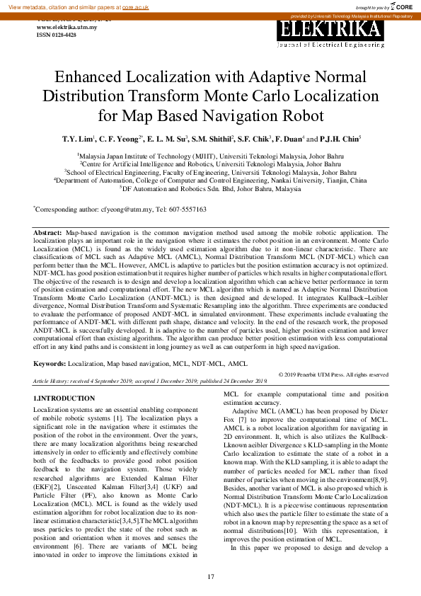 (PDF) Enhanced Localization with Adaptive Normal Distribution Transform Monte Carlo Localization ...