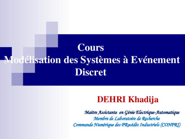(PDF) Cours MSED