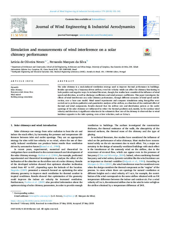 (PDF) Simulation and measurements of wind interference on a solar ...